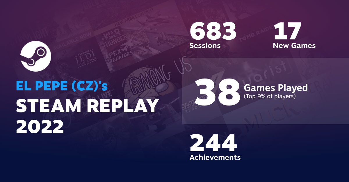 BING CHILING's STEAM REPLAY 2022