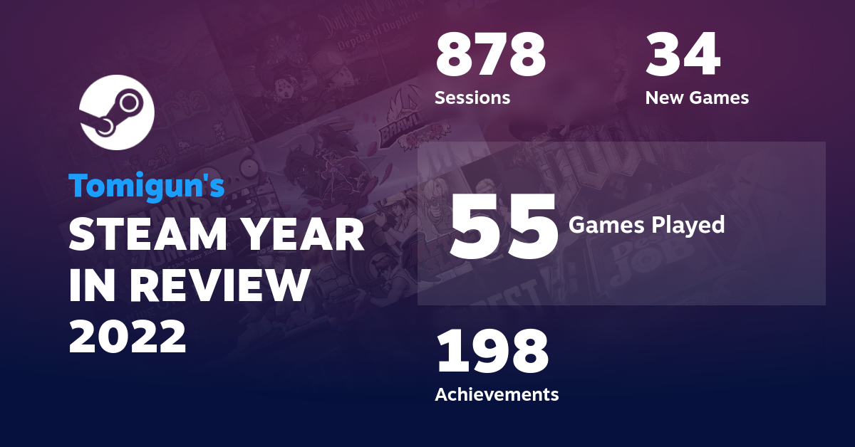 Tomigun's STEAM YEAR IN REVIEW 2022
