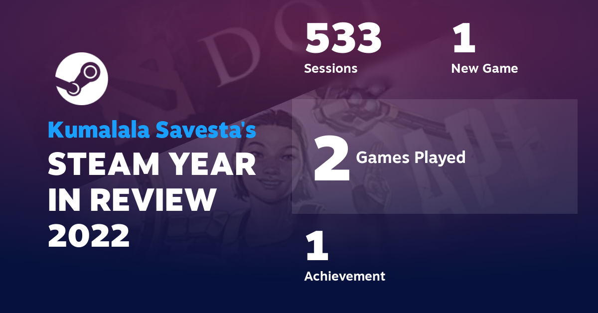 Kumalala Savesta's STEAM YEAR IN REVIEW 2022