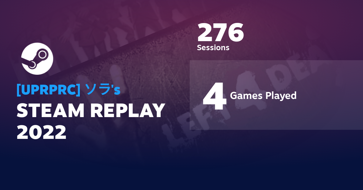 [UPRPRC] ソラ's STEAM REPLAY 2022