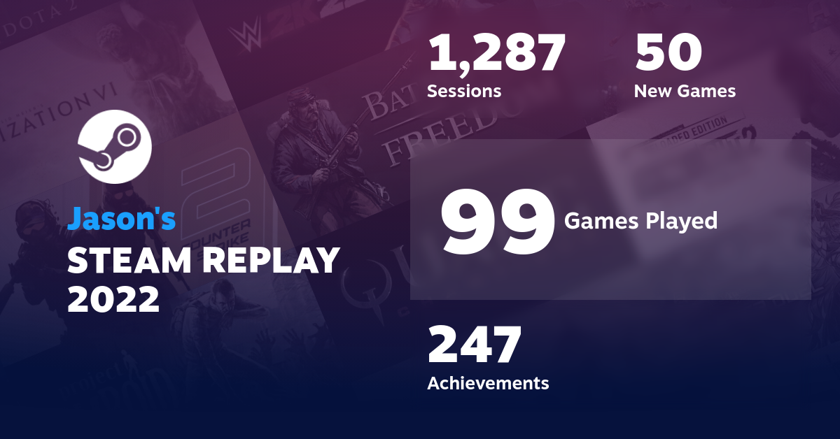 Jason's STEAM REPLAY 2022