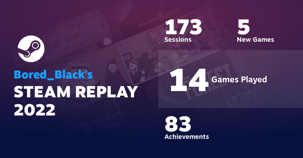 Bored_Black's STEAM REPLAY 2022