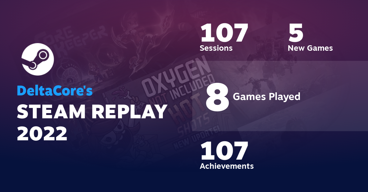 DeltaCore's STEAM REPLAY 2022