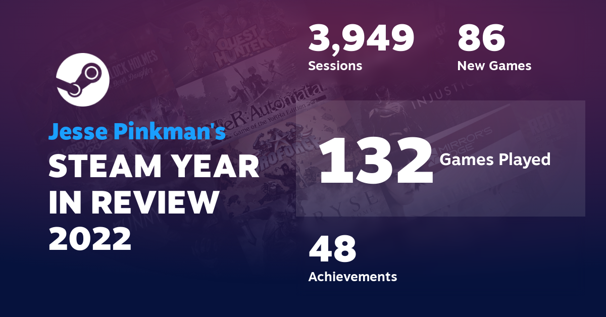 Jesse Pinkman's STEAM YEAR IN REVIEW 2022