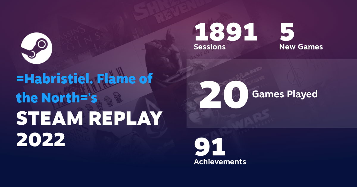 TD|=Taylor_Sith='s STEAM REPLAY 2022