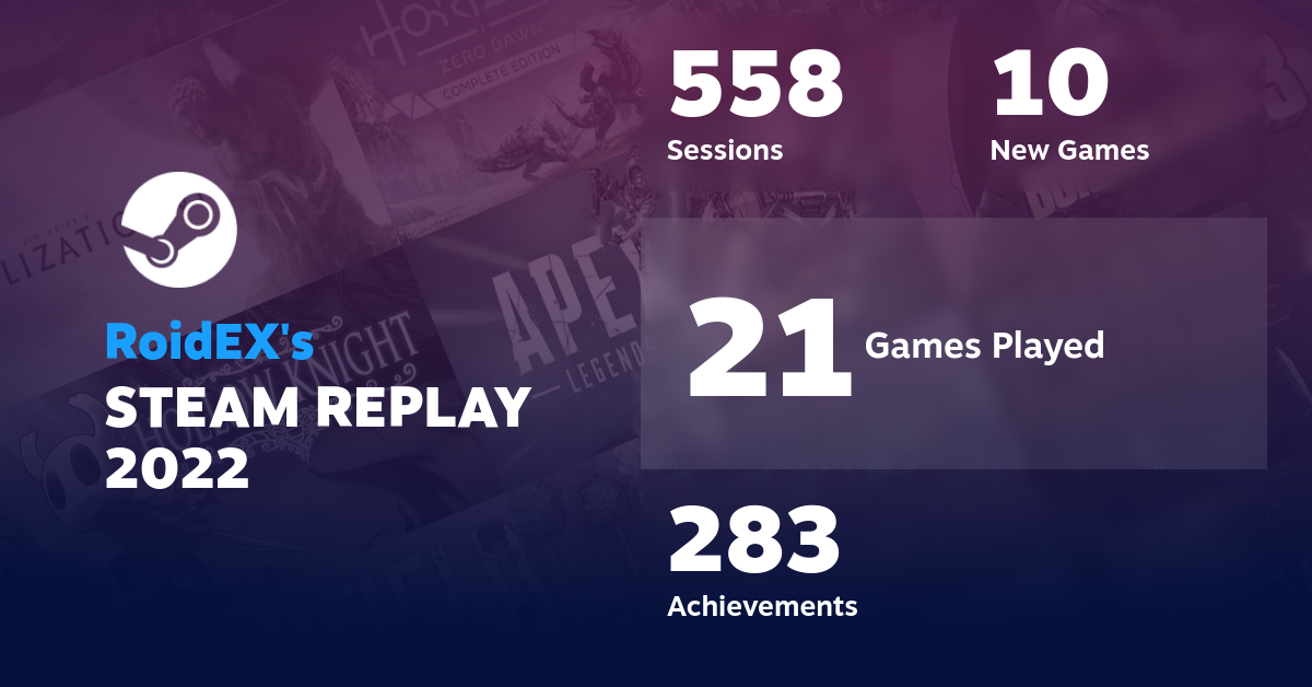 RoidEX's STEAM REPLAY 2022