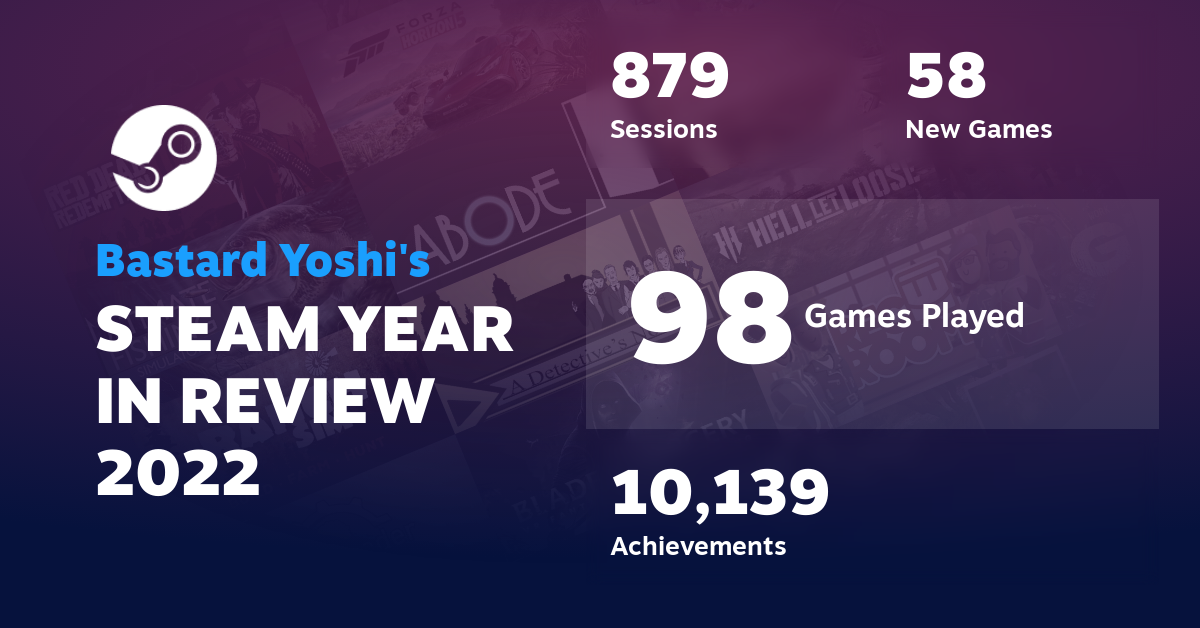 Bastard Yoshi's STEAM YEAR IN REVIEW 2022