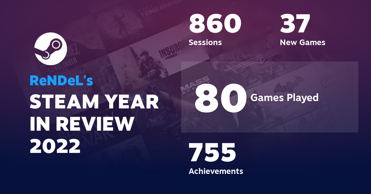 ReNDeL's STEAM YEAR IN REVIEW 2022