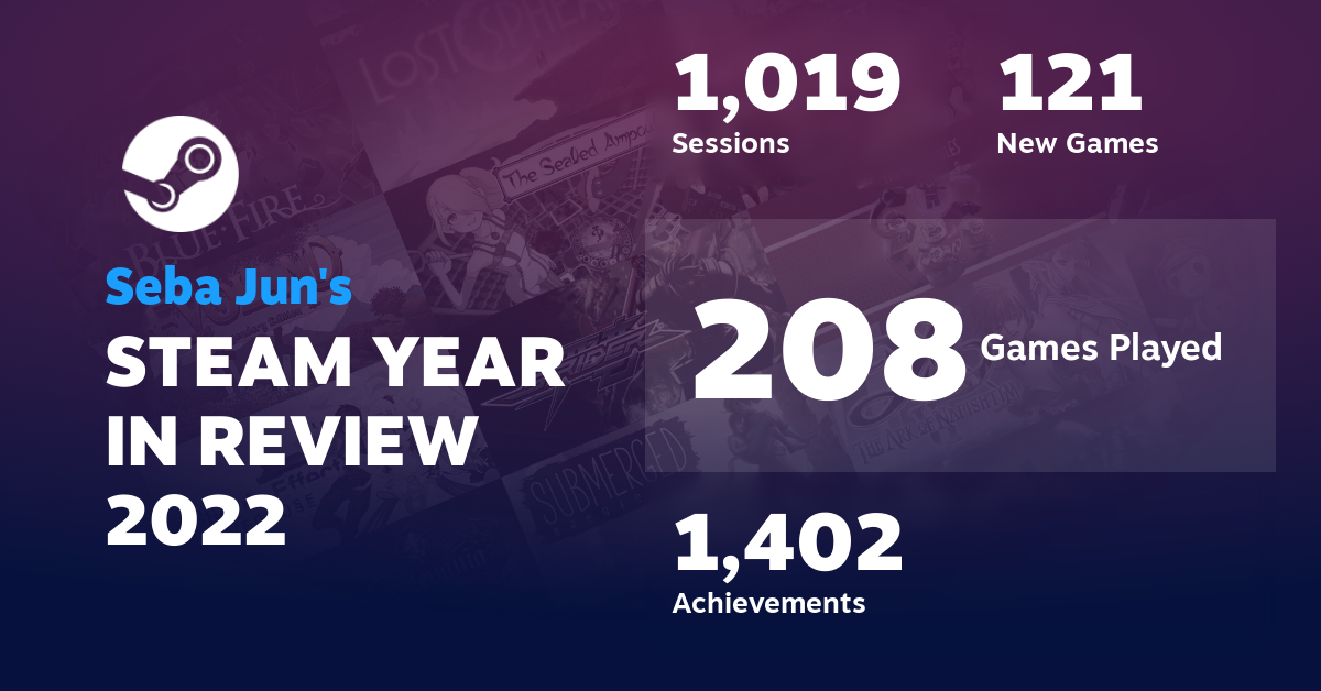 Seba Jun's STEAM YEAR IN REVIEW 2022