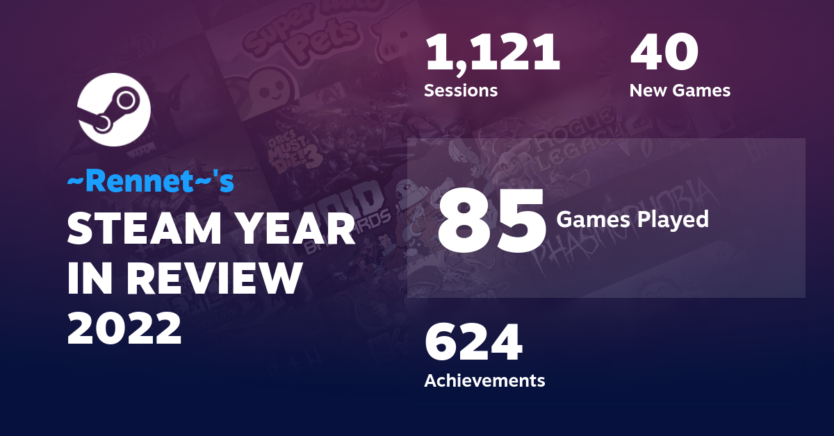 ~Rennet~'s STEAM YEAR IN REVIEW 2022