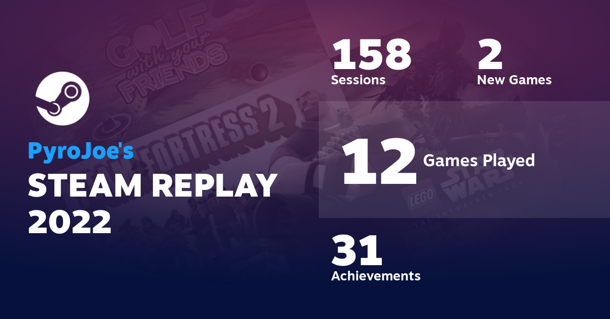 PyroJoe's STEAM REPLAY 2022