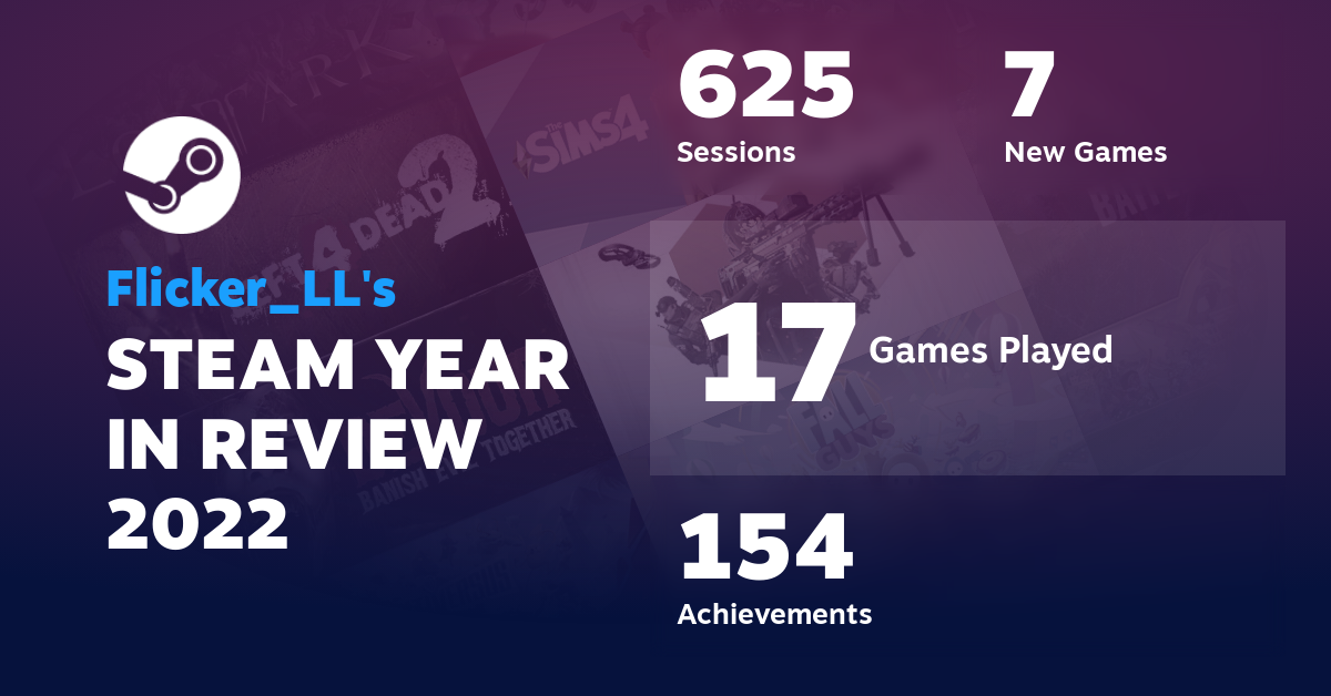 Flicker_LL's STEAM YEAR IN REVIEW 2022
