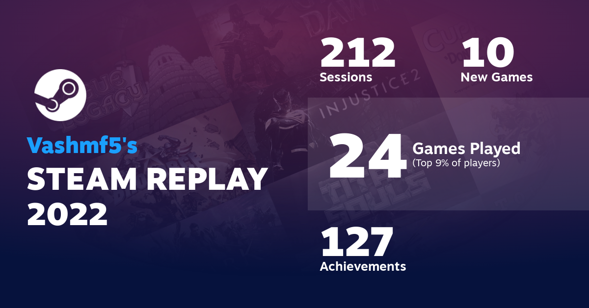 Vashmf5's STEAM REPLAY 2022