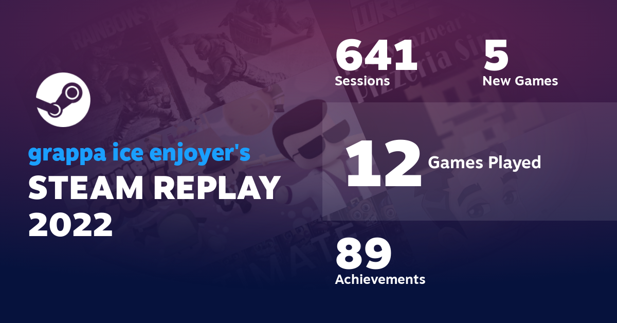 grappa ice enjoyer's STEAM REPLAY 2022