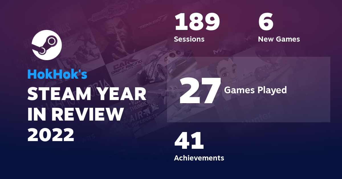 HokHok's STEAM YEAR IN REVIEW 2022