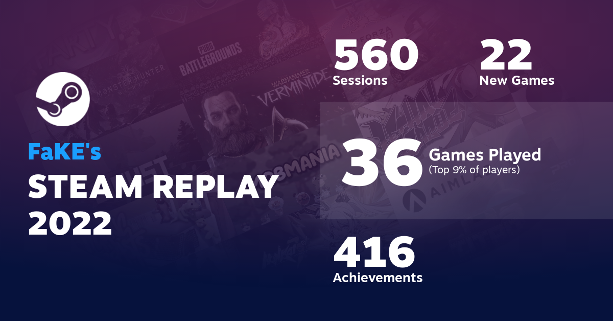 FaKE's STEAM REPLAY 2022