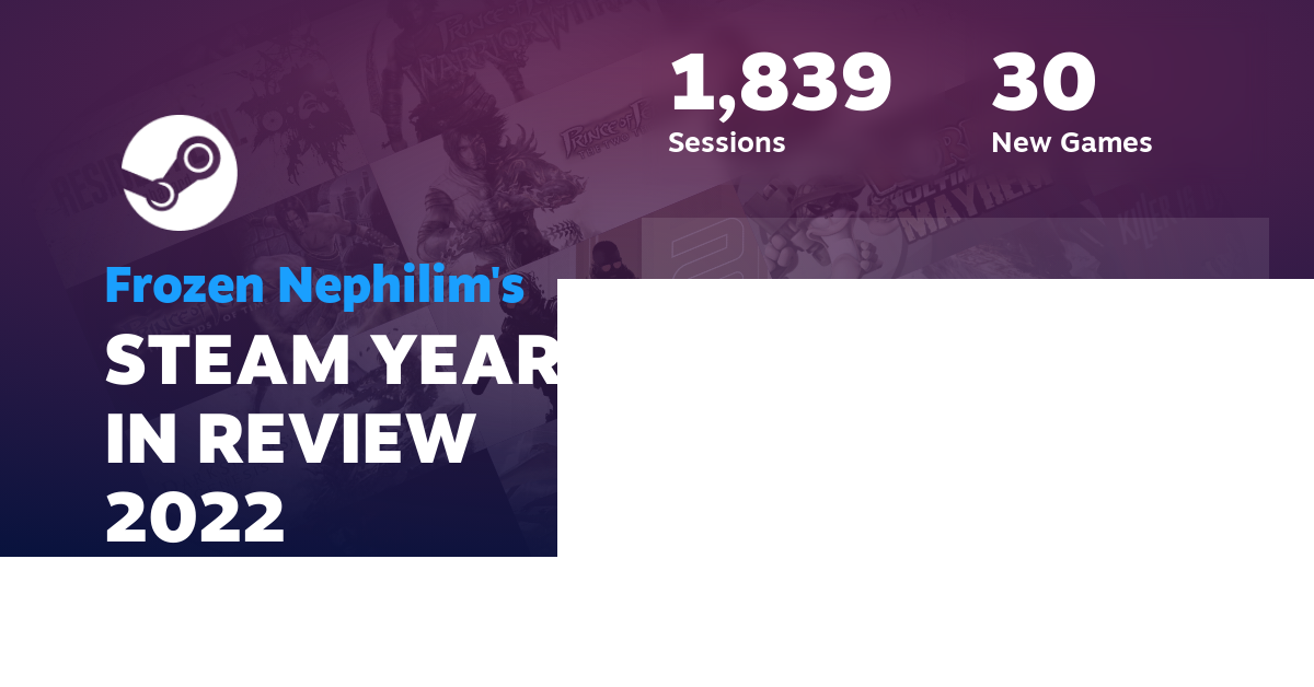 Frozen Nephilim's STEAM YEAR IN REVIEW 2022