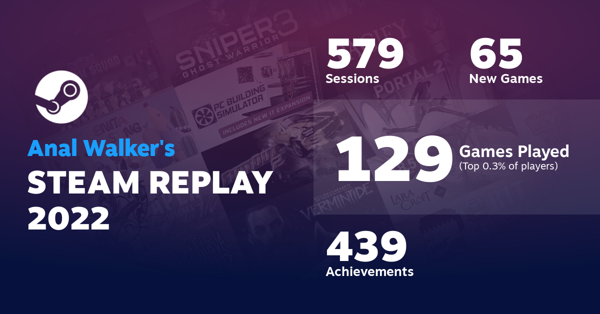 Anal Walker's STEAM REPLAY 2022