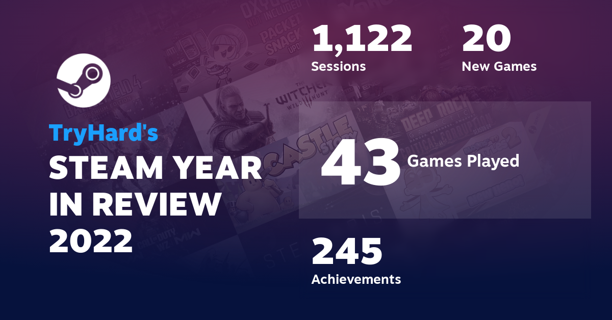 TryHard's STEAM YEAR IN REVIEW 2022