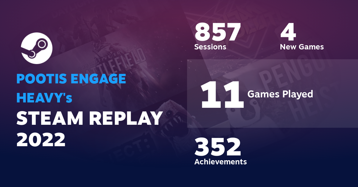 POOTIS ENGAGE HEAVY's STEAM REPLAY 2022