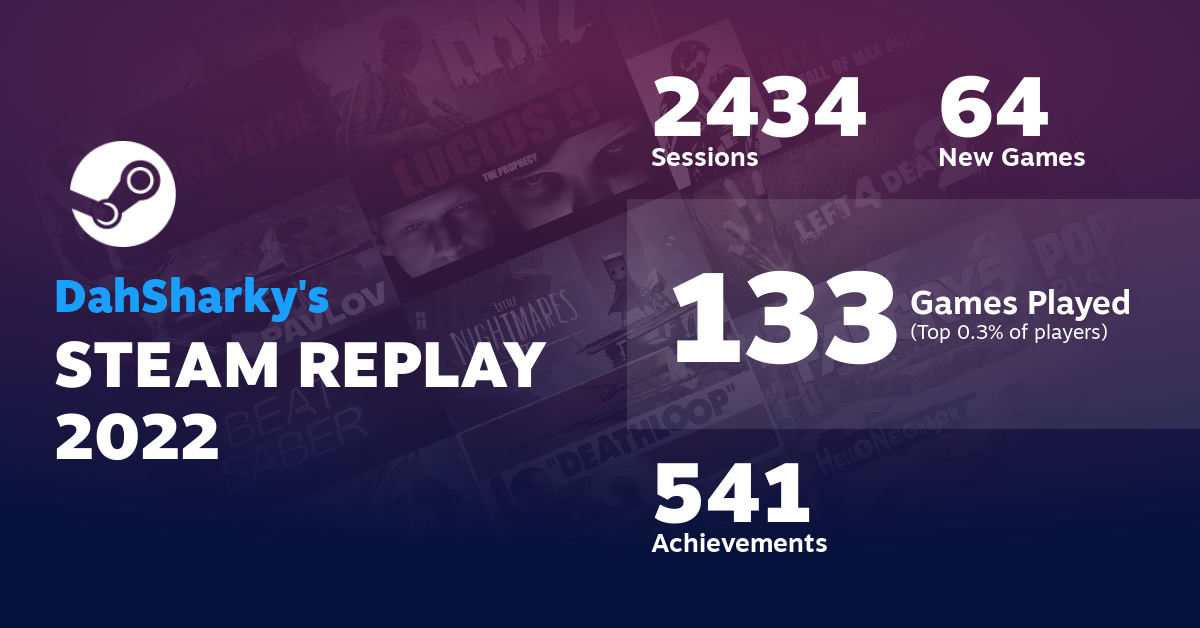 DahSharky's STEAM REPLAY 2022