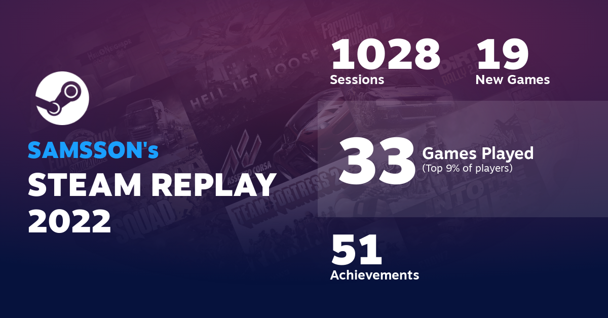 SAMSSON's STEAM REPLAY 2022