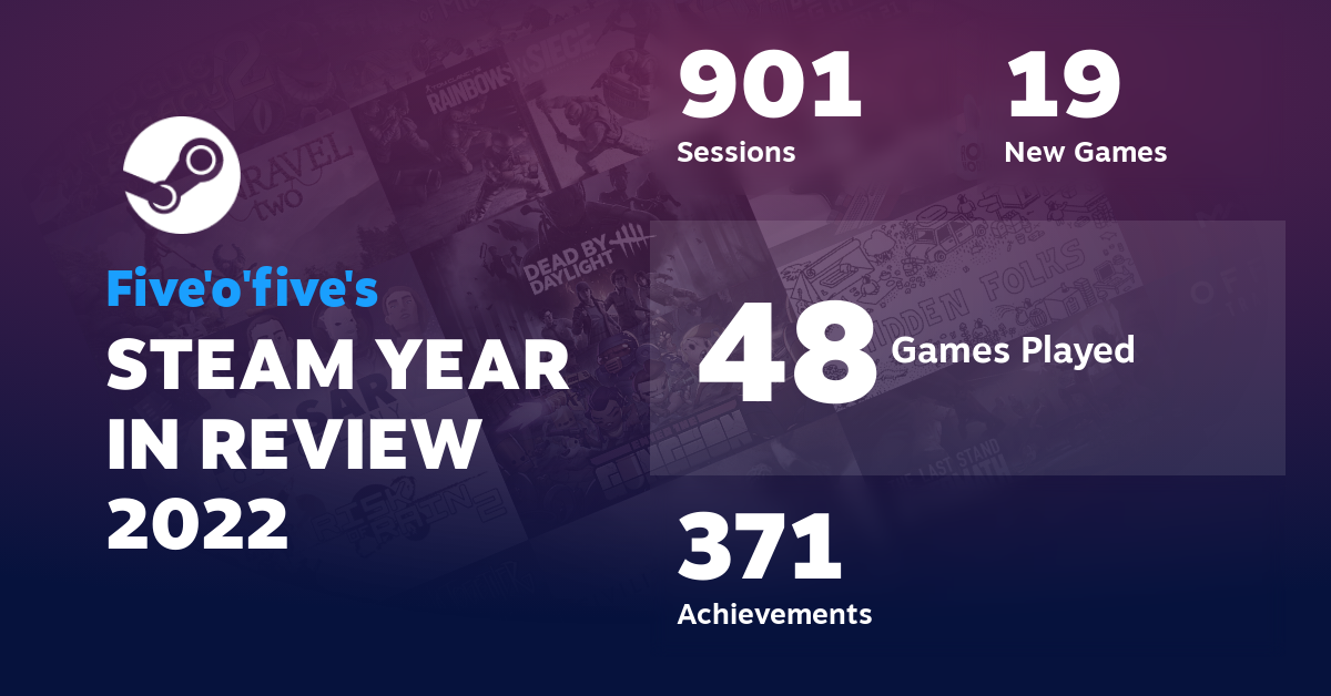 Five'o'five's STEAM YEAR IN REVIEW 2022