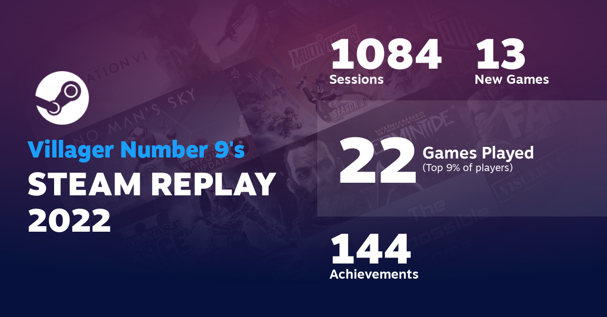 Villager Number 9's STEAM REPLAY 2022