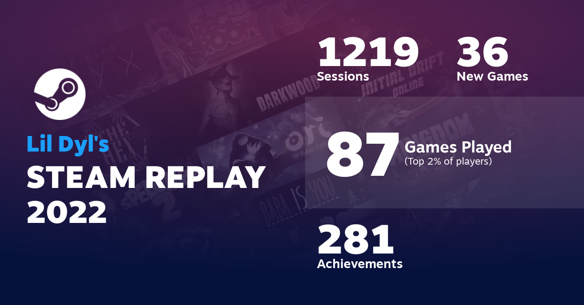 Lil Dyl's STEAM REPLAY 2022