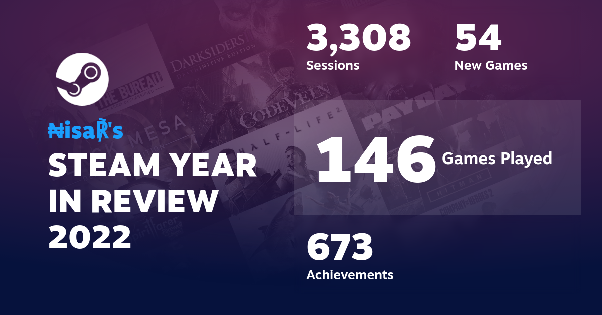 ₦isa℟'s STEAM YEAR IN REVIEW 2022