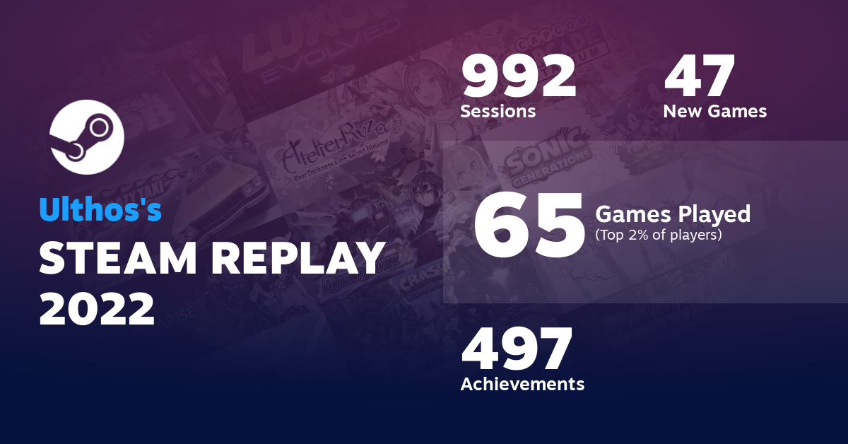 Ulthos's STEAM REPLAY 2022