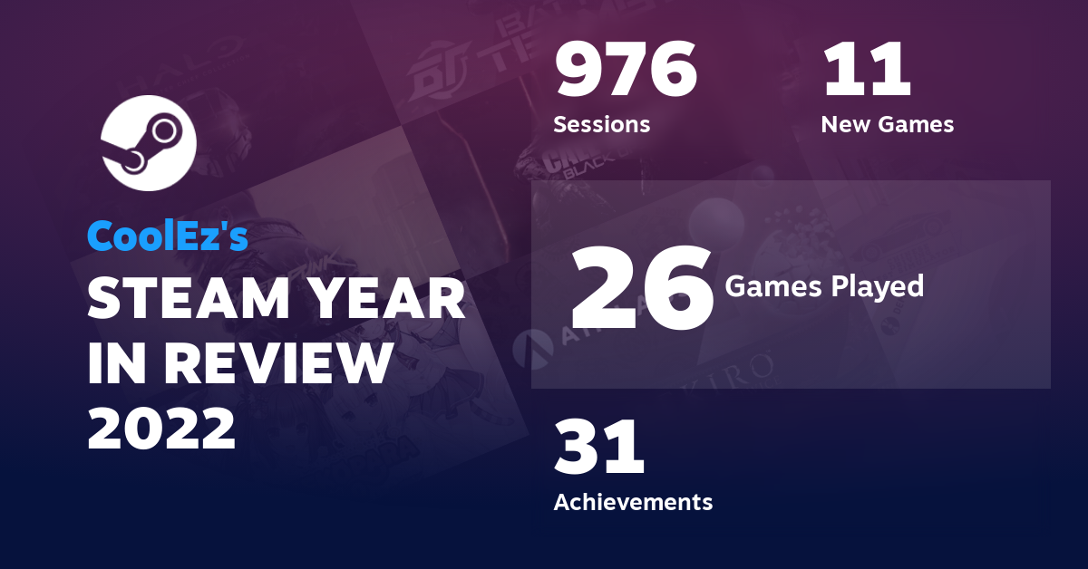 CoolEz's STEAM YEAR IN REVIEW 2022