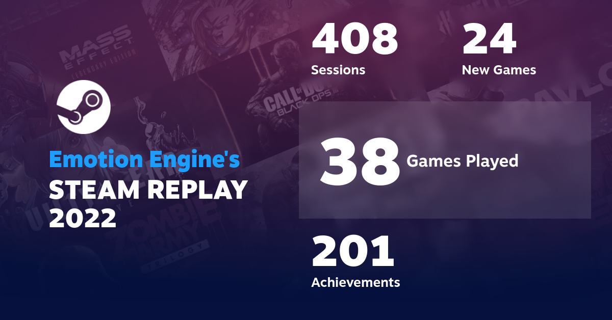 Emotion Engine's STEAM REPLAY 2022
