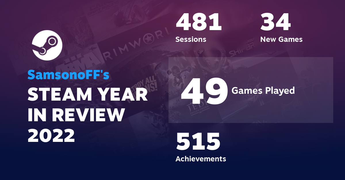 SamsonoFF's STEAM YEAR IN REVIEW 2022