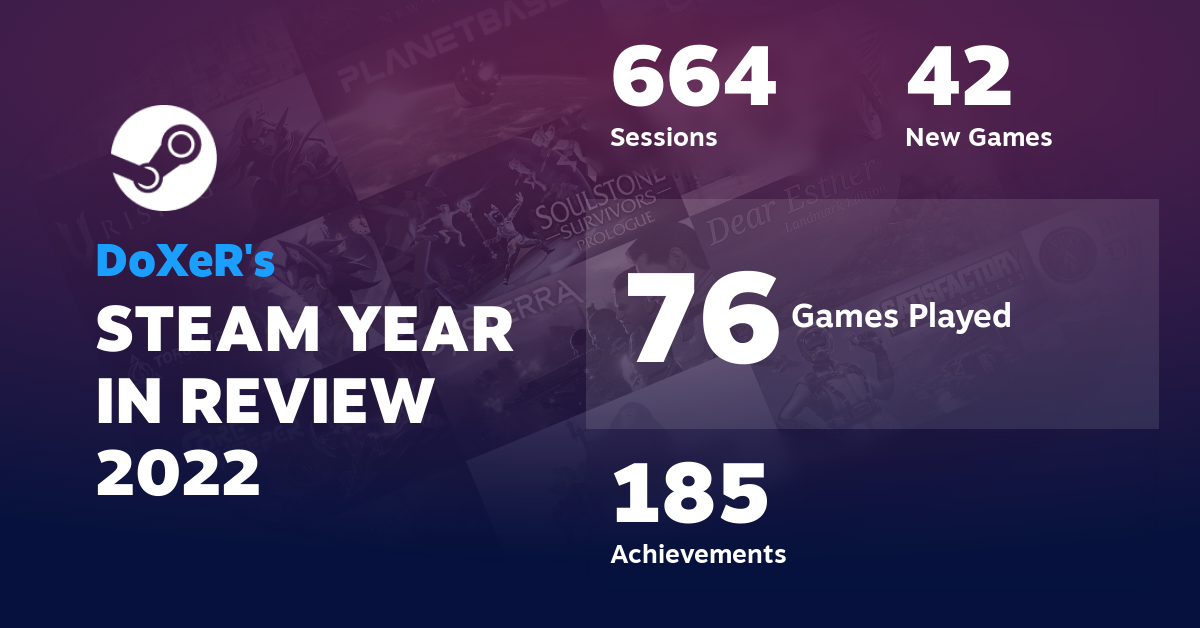 DoXeR's STEAM YEAR IN REVIEW 2022