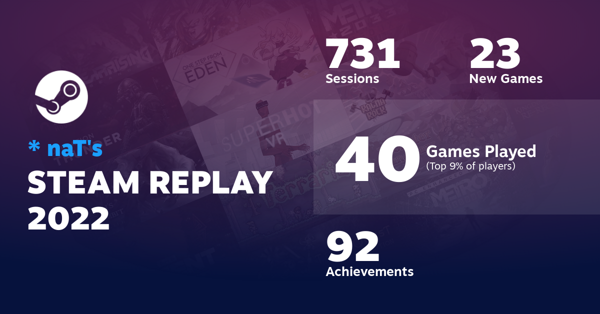 * naT's STEAM REPLAY 2022