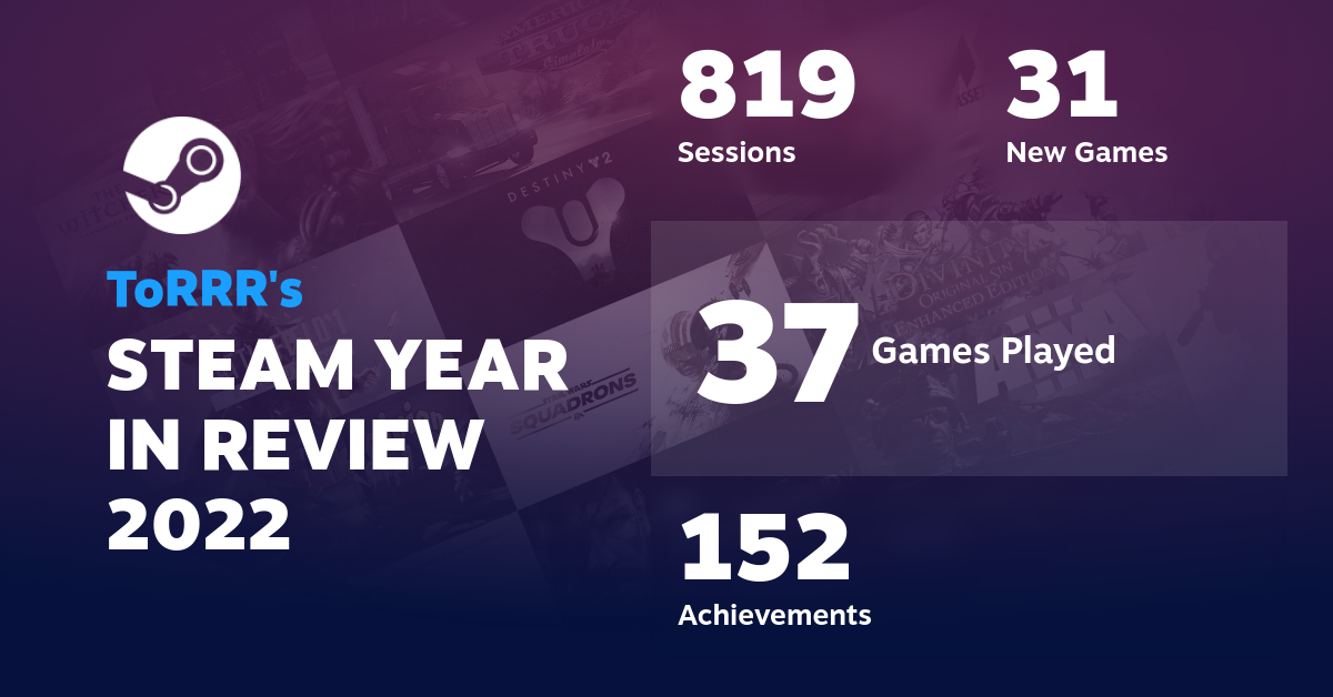 ToRRR's STEAM YEAR IN REVIEW 2022