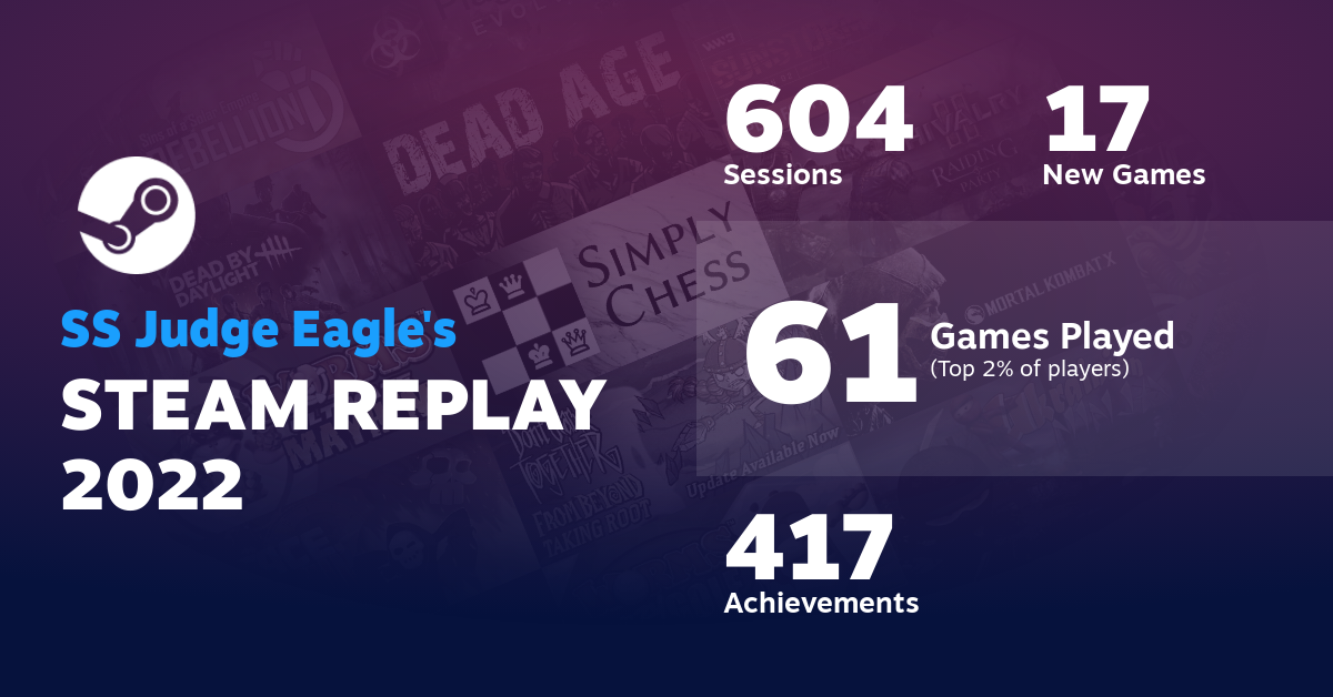 SS Judge Eagle's STEAM REPLAY 2022