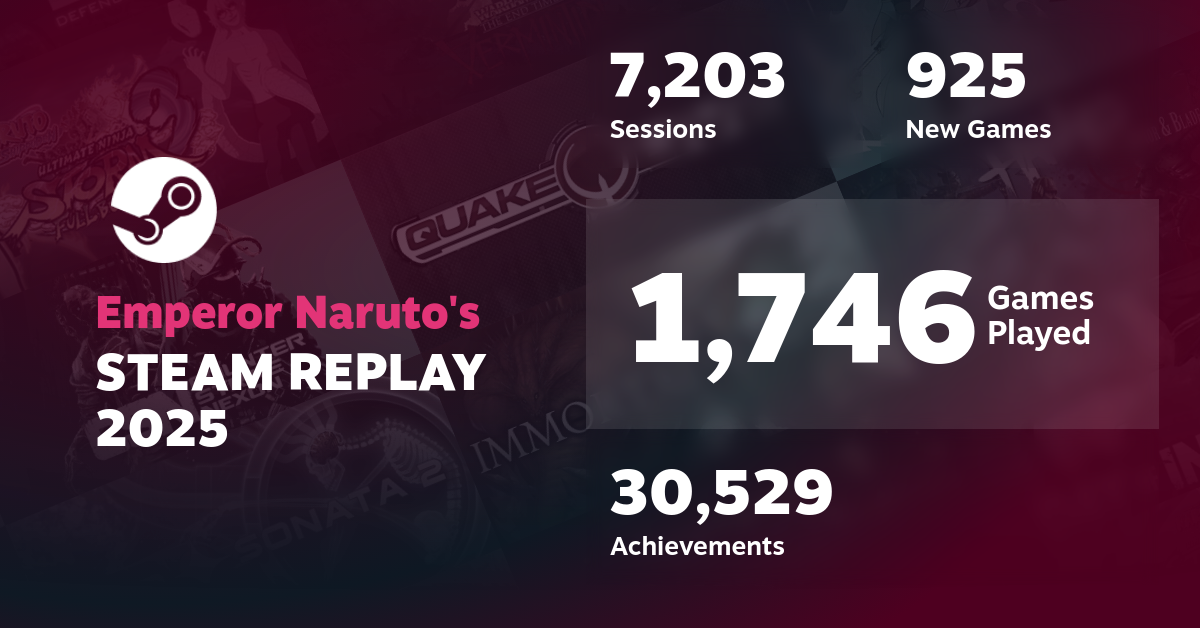 Emperor Naruto's STEAM REPLAY 2025