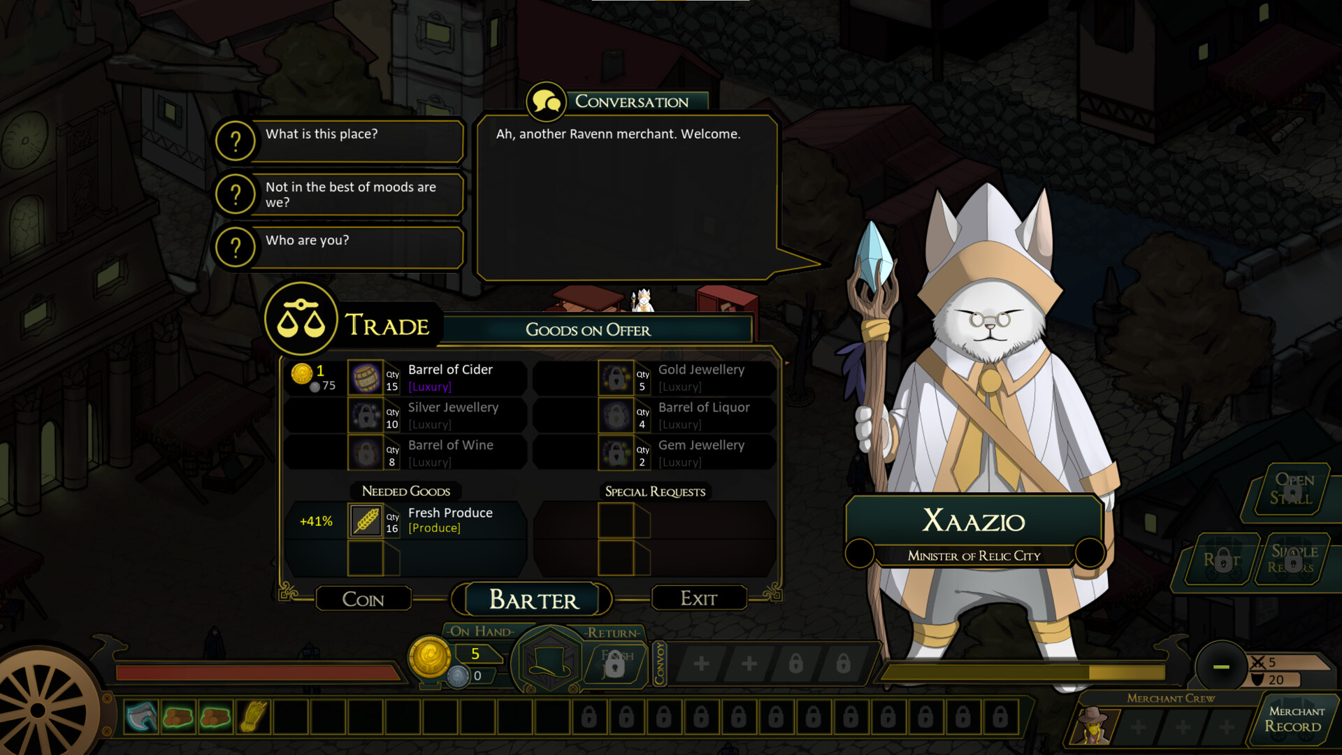 Ten Thousand Coins: The Golden Merchant on Steam