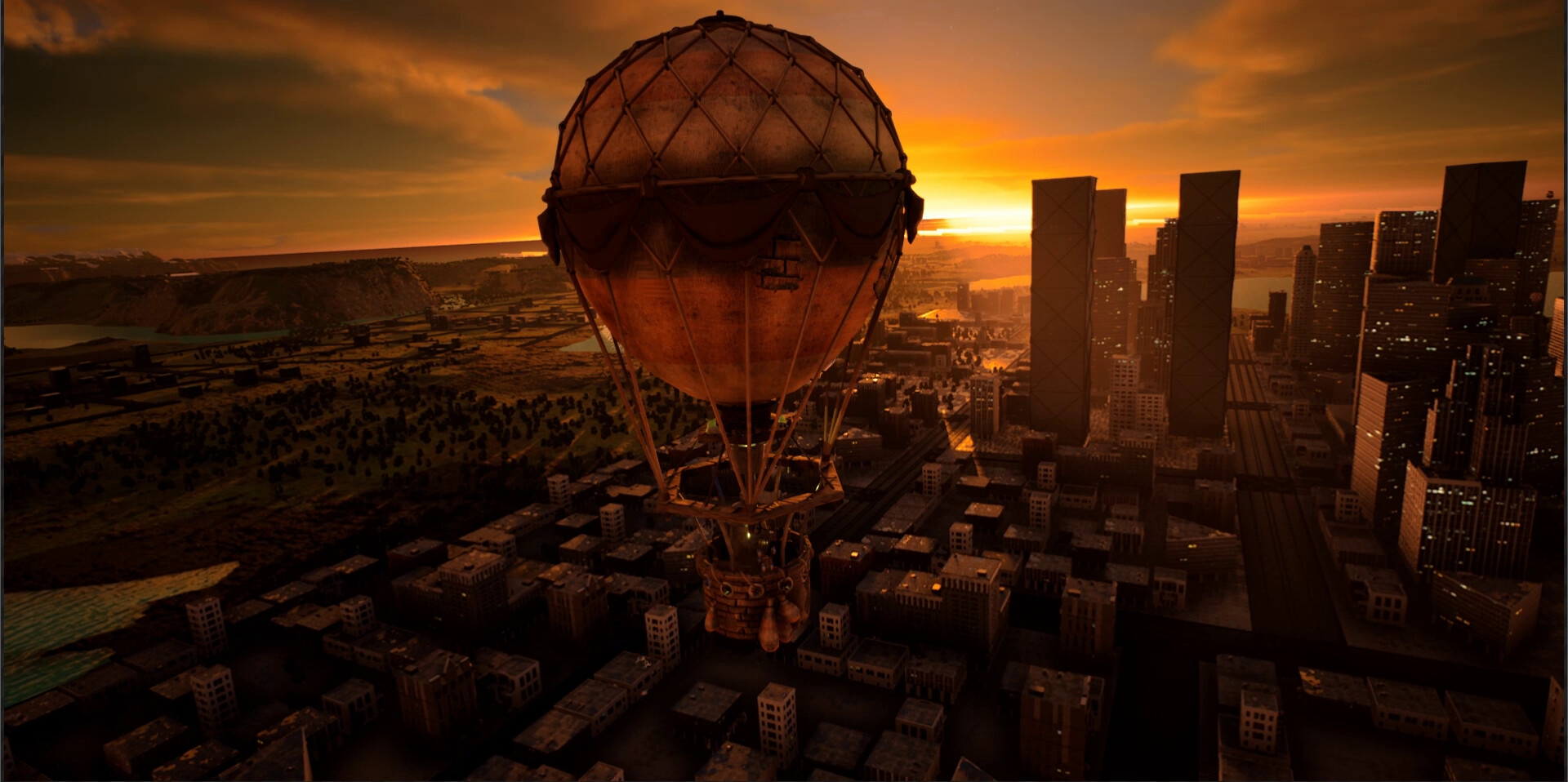 Hot Air Balloon Simulator (ved Kavkaz Sila Games) - (Steam Spil) — AppAgg