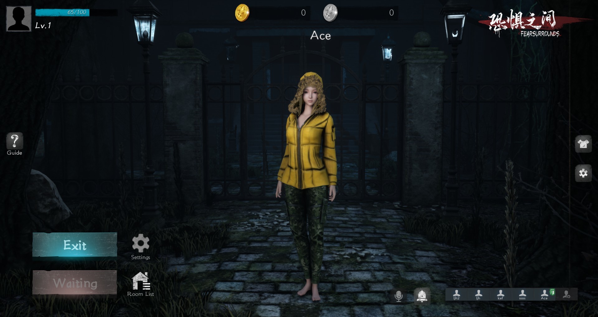 恐惧之间 Fear surrounds Playtest | Steambase