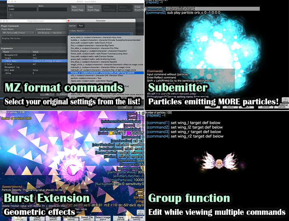 RPG Maker MZ - Particle System Plugin - TRP Particle MZ | Deku Deals