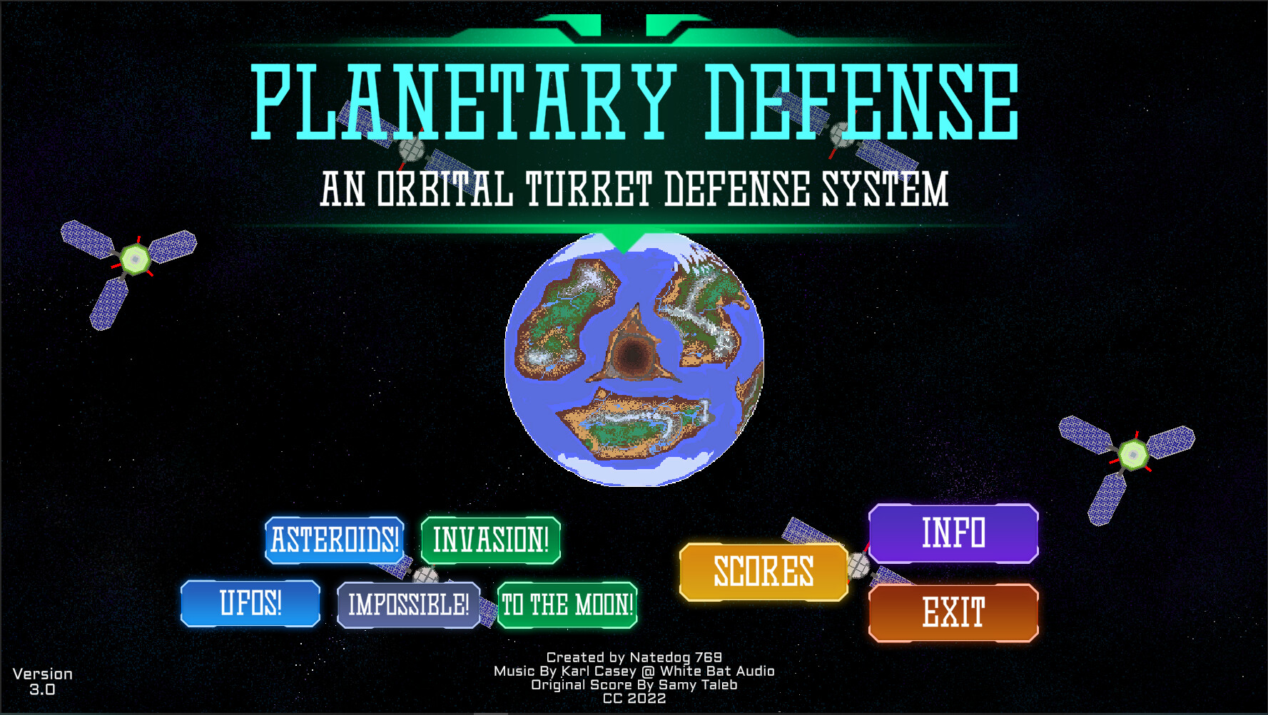 Planetary Defense: An Orbital Turret Defense System on Steam