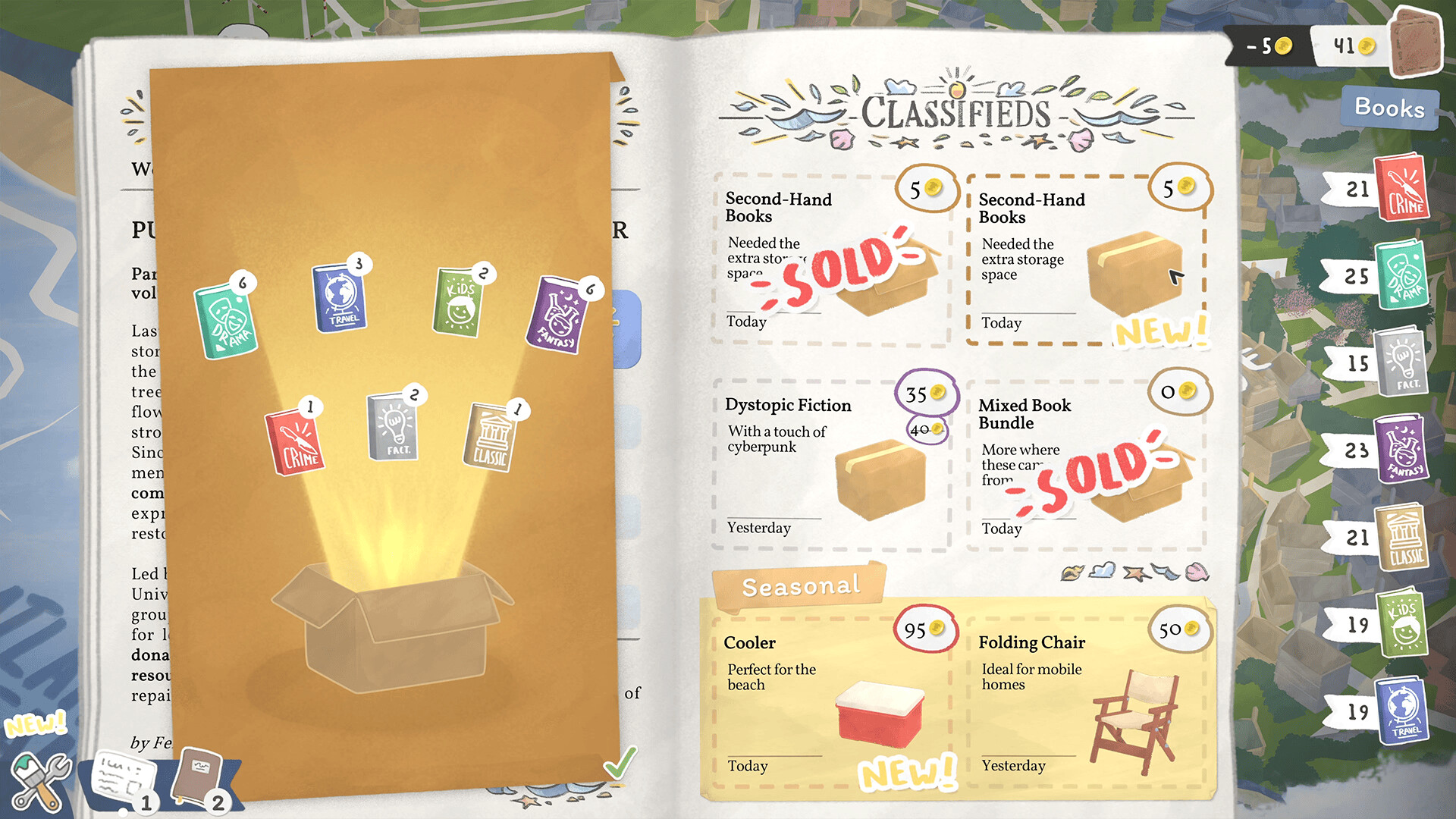 Tiny Bookshop released! Manage a tiny and cozy bookstore | ResetEra