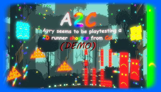 Steam의 A2C:Ayry seems to be playtesting a 2D runner shooter from Cci Demo