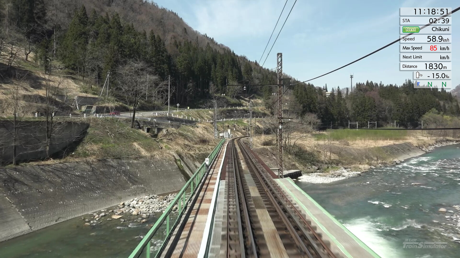 JR EAST Train Simulator: Oito Line (Matsumoto to Minami-Otari) 211 ...