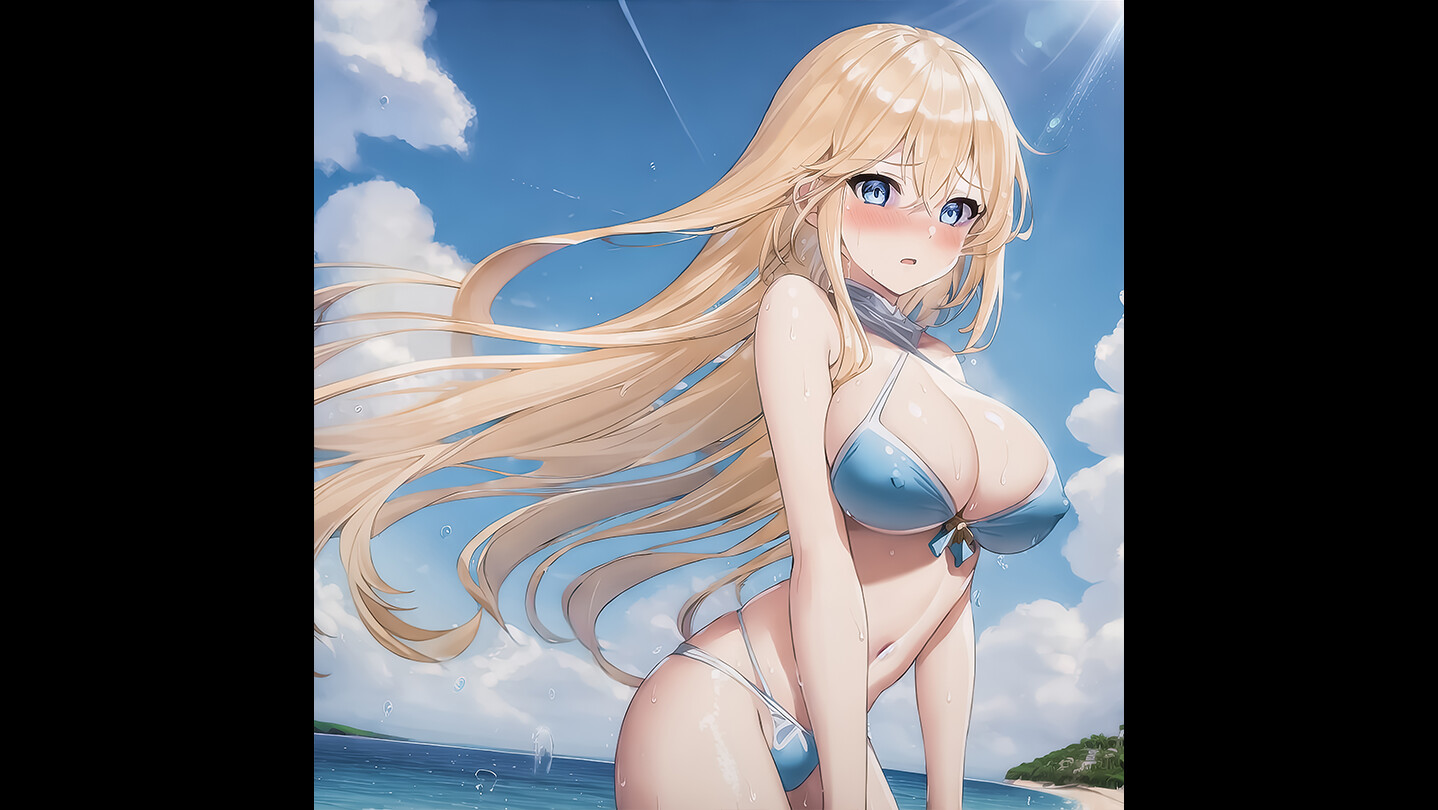 Senpai Puzzle: Waifu Summer - Kinpatsu Waifus Part 2 on Steam