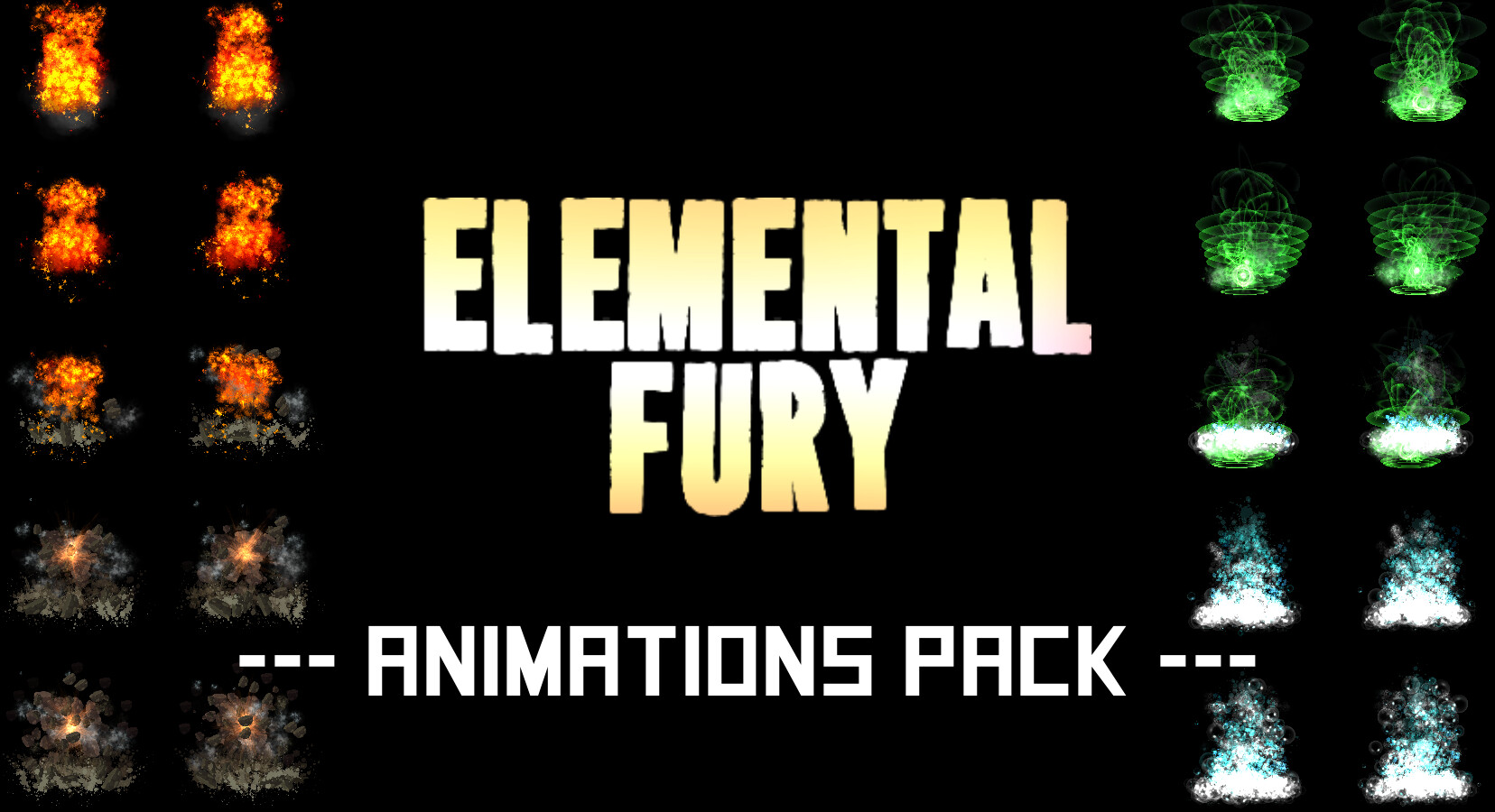 RPG Maker VX Ace - Elemental Fury Animations Pack | Deku Deals