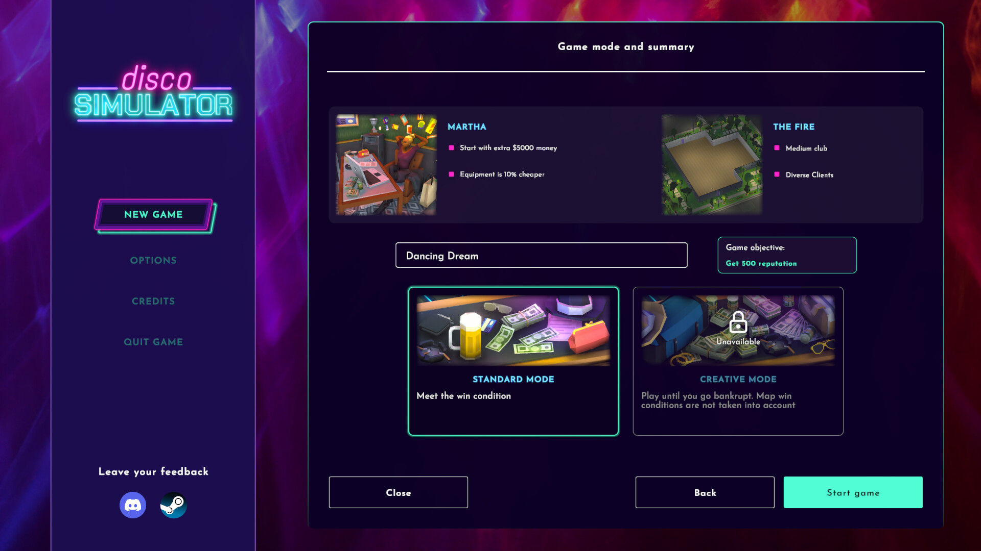 Disco Simulator: Prologue on Steam